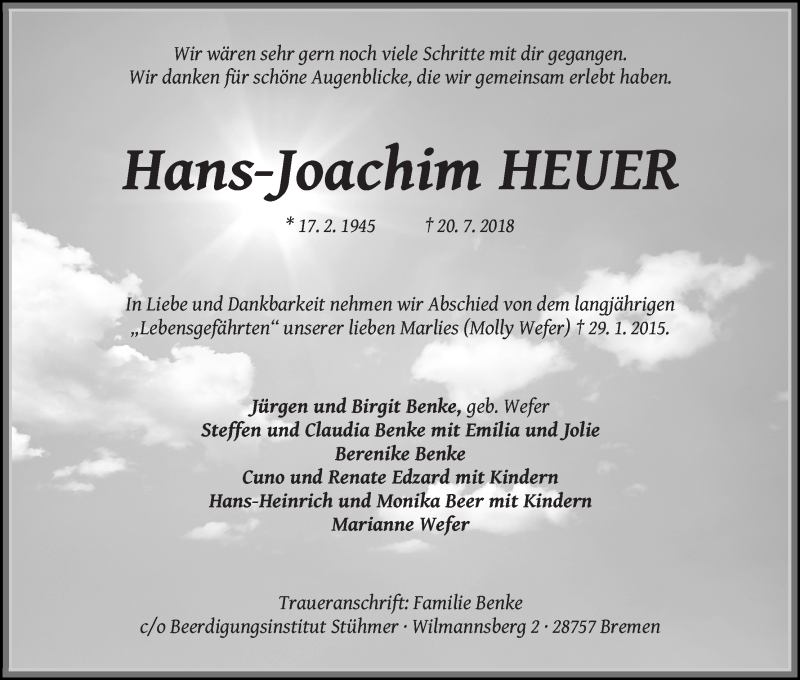 Traueranzeigen Von Hans Joachim Heuer Trauer Gedenken | My XXX Hot Girl Traueranzeigen Von Hans Joachim Heuer Trauer Gedenken | My XXX Hot Girl
